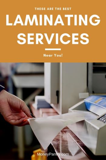 7 Best Laminating Services Near You MoneyPantry 2022 